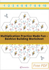 Multiplication Practice Made Fun – Beehive Building