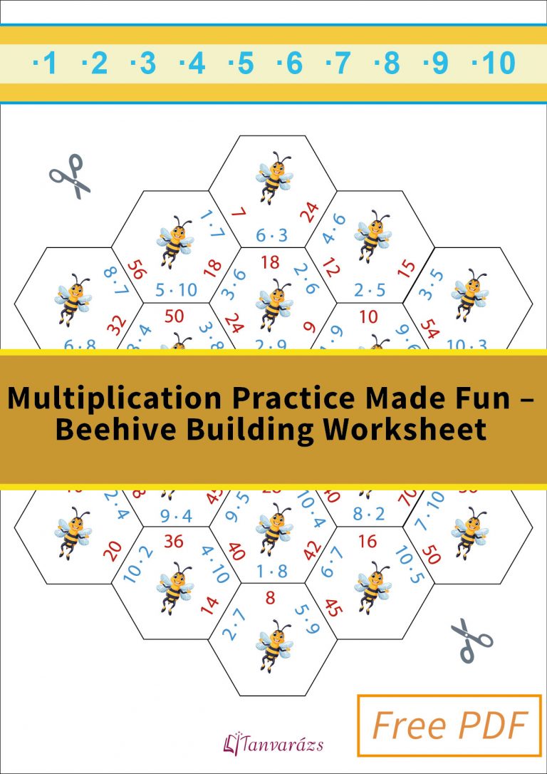 Multiplication Practice Made Fun – Beehive Building